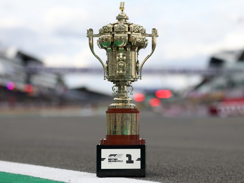 LEGO and F1 Unite for a Groundbreaking 2,717-brick British GP Trophy Design