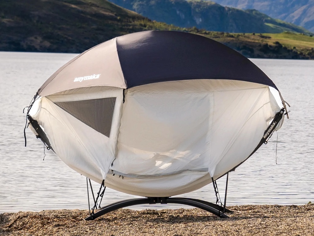 Revolutionary Exo-Frame Hammock Tent Lets You Camp Anywhere – No Trees ...