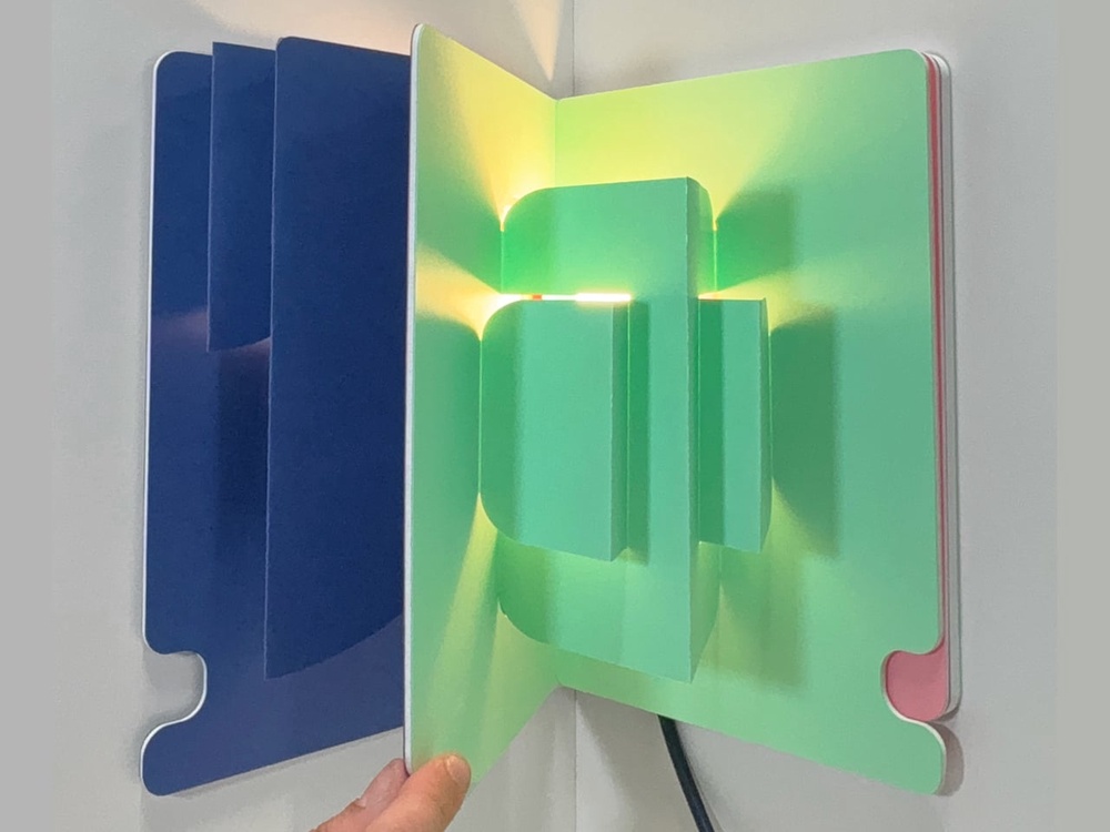 Pop-up Corner Lamp is a Minimalist and Tactile Take on Accent Lighting