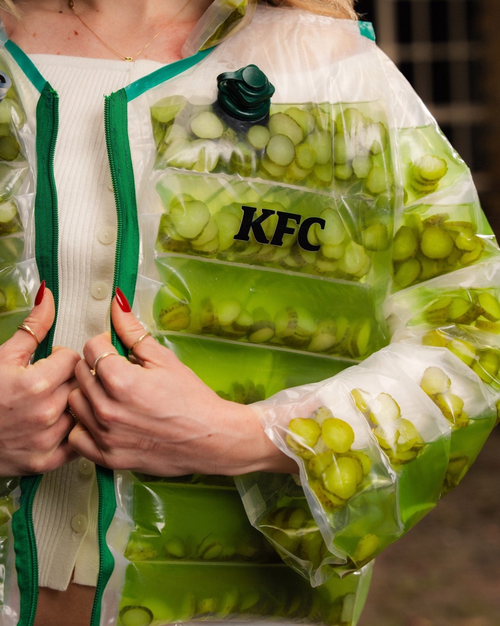 KFC’s Pickle Puffer Is Fashion’s Weirdest Power Move