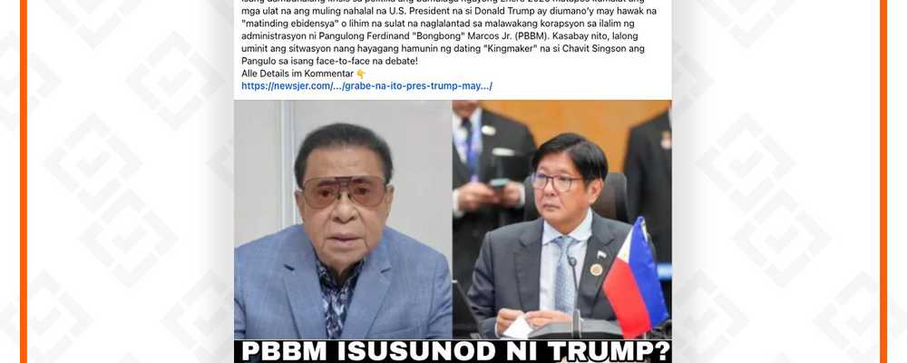 FACT CHECK: Trump has no ‘secret letter’ exposing Marcos corruption