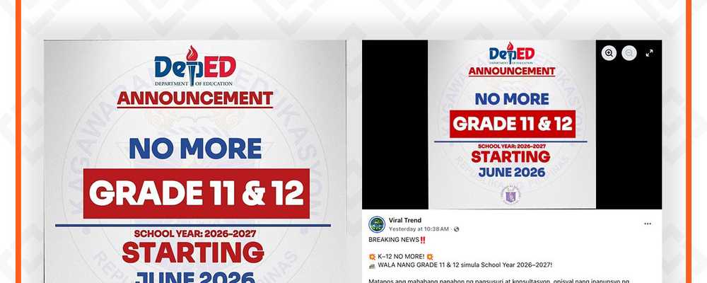 FACT CHECK: K to 12 program still in effect for school year 2026-2027