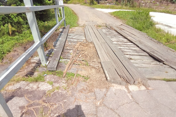 Call to replace Sipitang wooden bridge with concrete
