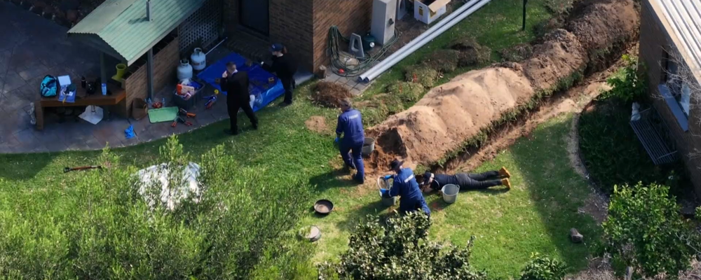 Homeowner's 'shock' after tradies unearth human bones in backyard