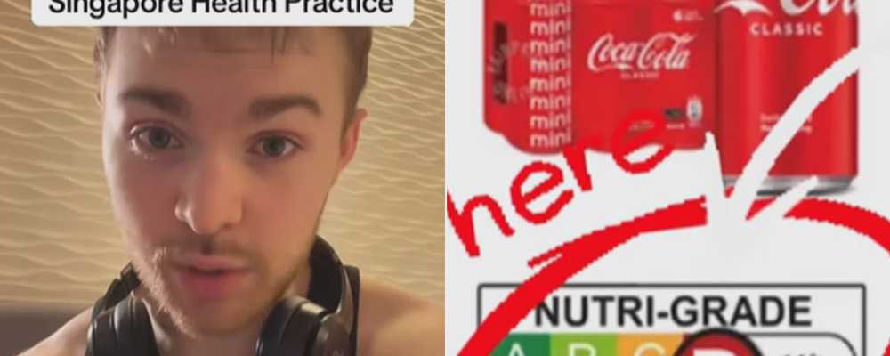 Tourist praises health labels on S'pore drinks but TikTokers point out ...