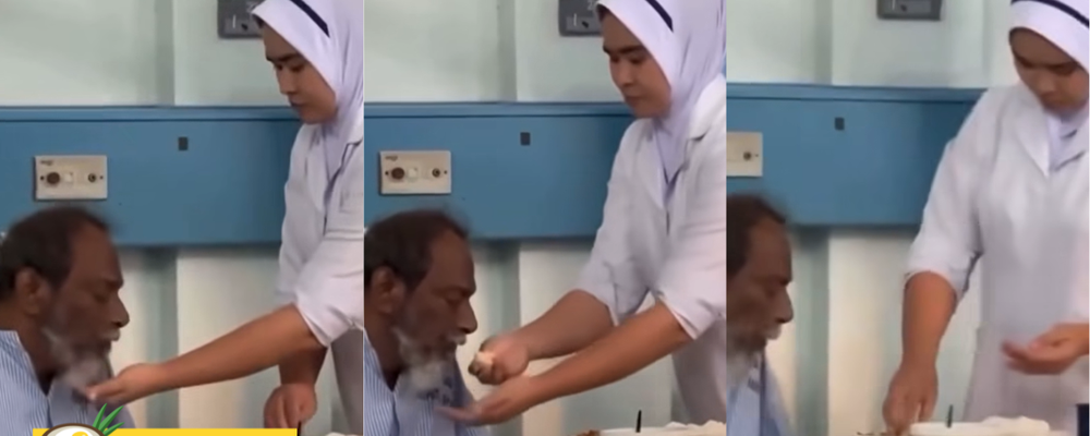 M’sian Nurse Patiently Feeds Patient Using Her Hand, Moves Netizens ...