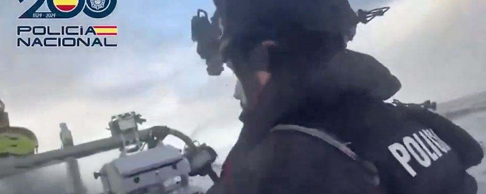 Spanish police seize 10 tonnes of cocaine in record haul at sea