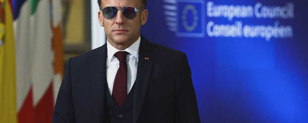Macron’s Davos sunglasses spark memes and crash eyewear brand’s website