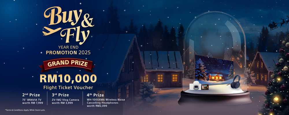 Enjoy amazing value and win great prizes this year end with Sony
