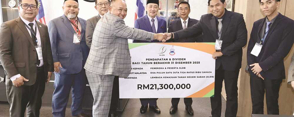 RM21.3 million dividends by SLDB