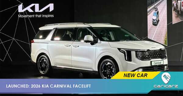 Launched: 2026 Kia Carnival Facelift – 2 CKD Variants, From RM188,888