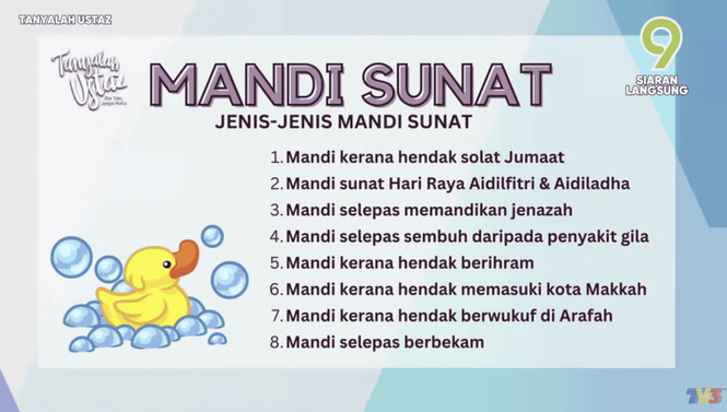 Mandi Sunat Hari Raya Aidilfitri: Niat & Panduan Ringkas - Newswav