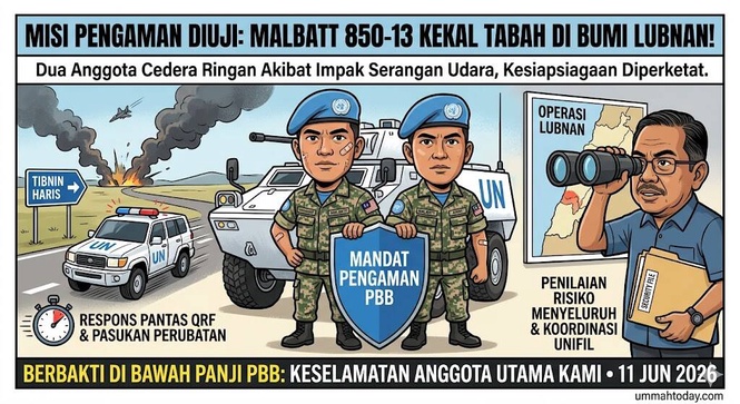 Dua Anggota MALBATT 850-13 Cedera Ringan Akibat Serangan Udara Di ...
