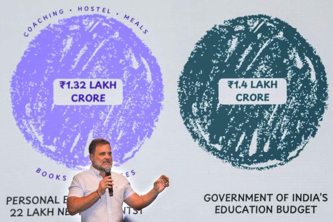 India’s education system puts pressure on children, crushes them: Rahul ...