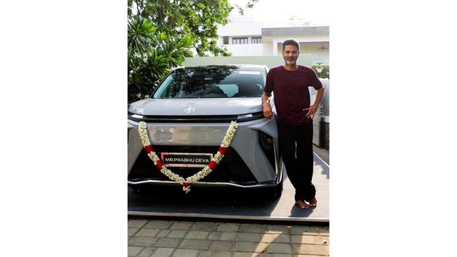 Prabhu Deva Welcomes the MG M9 – Presidential Limousine by MG SELECT ...