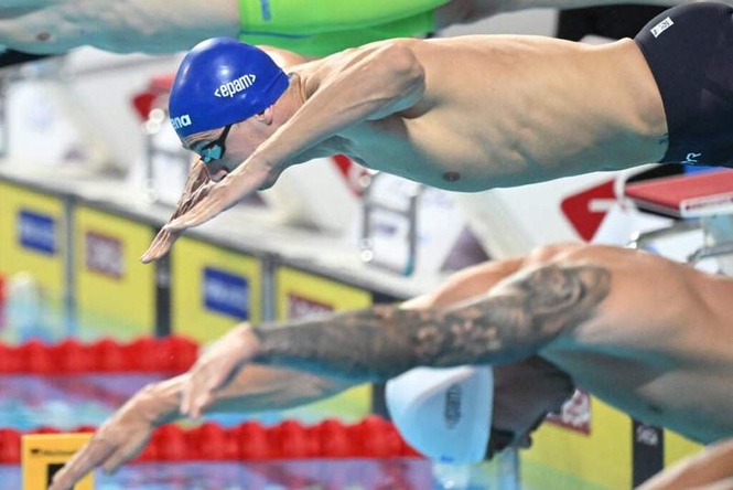 Enhanced Games swimmers are wearing illegal ‘super suit’ banned by ...