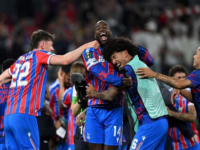 Jean-Philippe Mateta fires Crystal Palace to historic UEFA Conference ...