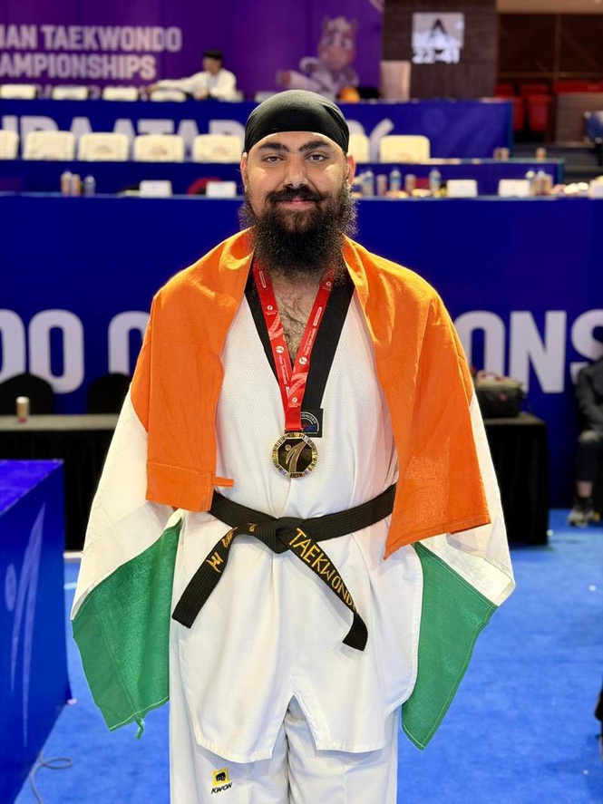Jammu’s Chandeep Singh bags historic gold at Asian Para Taekwondo meet ...