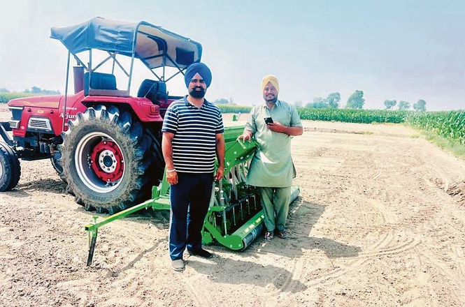 Farmer opts for direct seeding of rice on 42 acres - Newswav