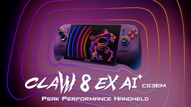 MSI Unveils Claw 8 EX AI+ Gaming Handheld and Titan 18 HX Dragon ...