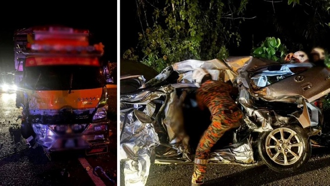 Head-on crash with durian lorry kills two on Pahang highway - Newswav