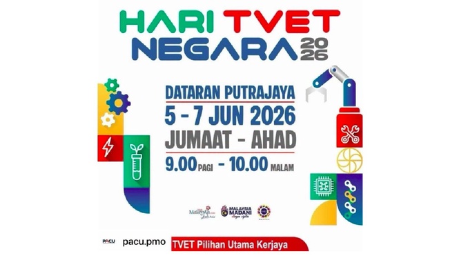 Hari TVET Negara 2026 buka tirai, 3,000 kekosongan kerja ditawarkan ...