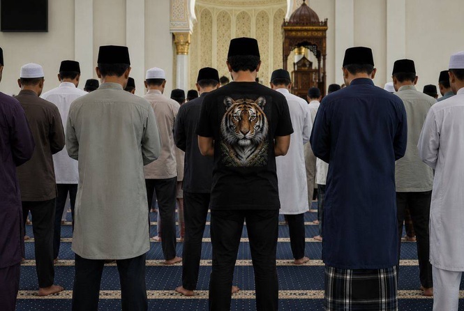 Wearing clothes with human or animal images during prayer: Is it ...