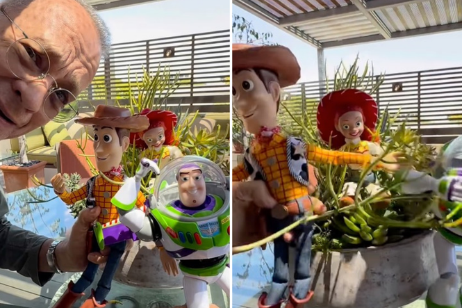 Tom Hanks celebrates Toy Story 5 release with fun video playing with ...